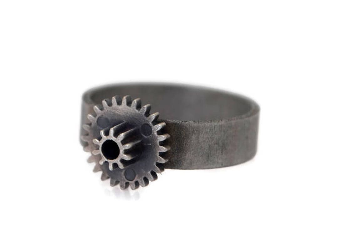 Cogwheel Ring - Etsy