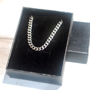Curb Chain-panzer-4.5w-mens Silver Chain-cool-basic Silver Chain-mens ...