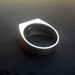 Classic-matte Brushed-square Signet Ring-square Ring-rectangle-classic ...
