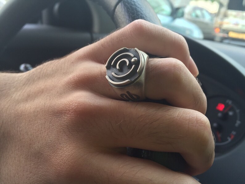 Labyrinth Ring-cool Mens Ring-statement Ring-cool Wedding - Etsy