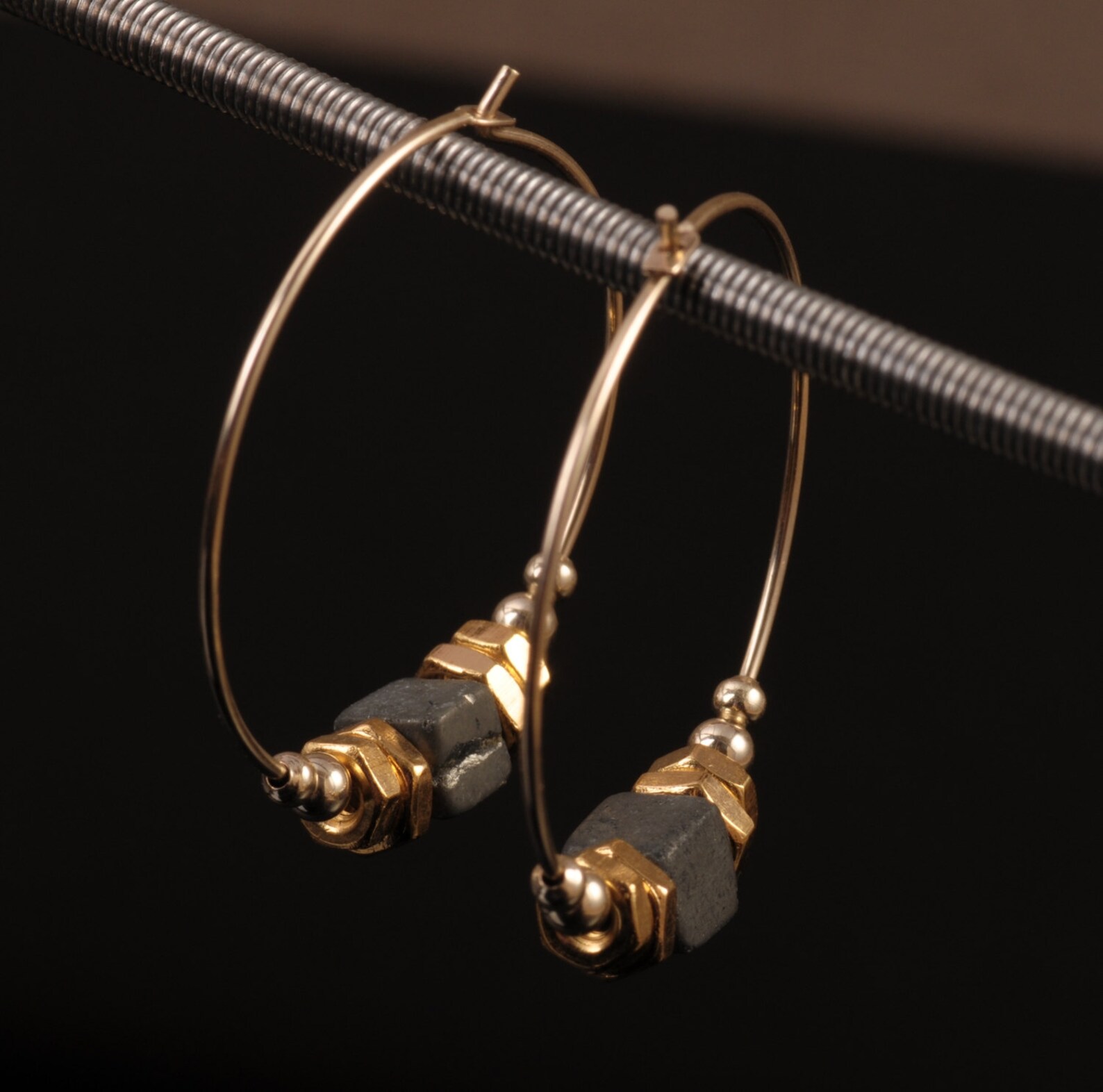 Pyriet oorbellen-Gypsy Earring-Sierlijke Gouden Hoepels-Gouden - Etsy ...