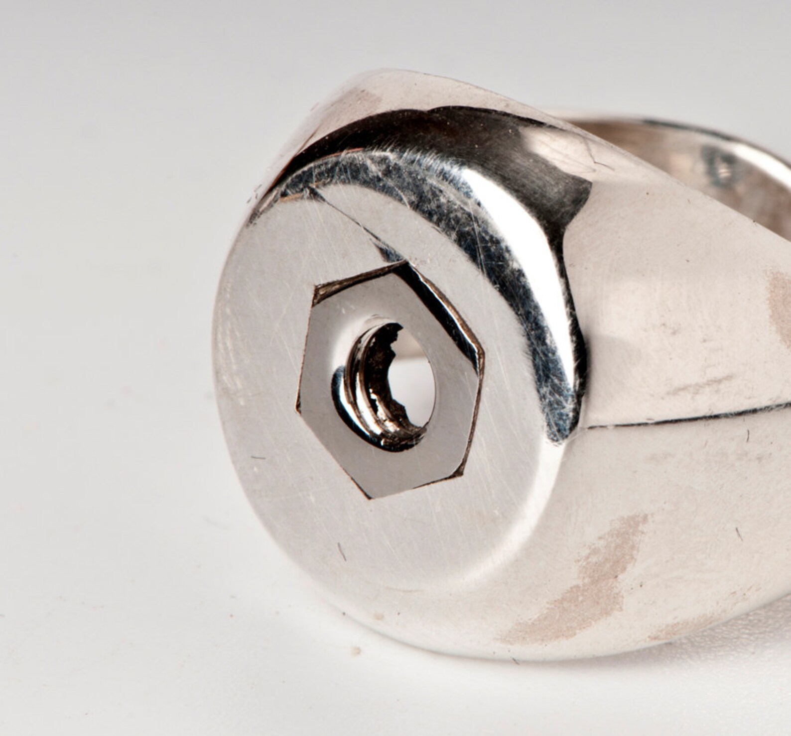 Nut Signet Ring-steampunk-mechanic Ring-steam Punk Engagement - Etsy Israel