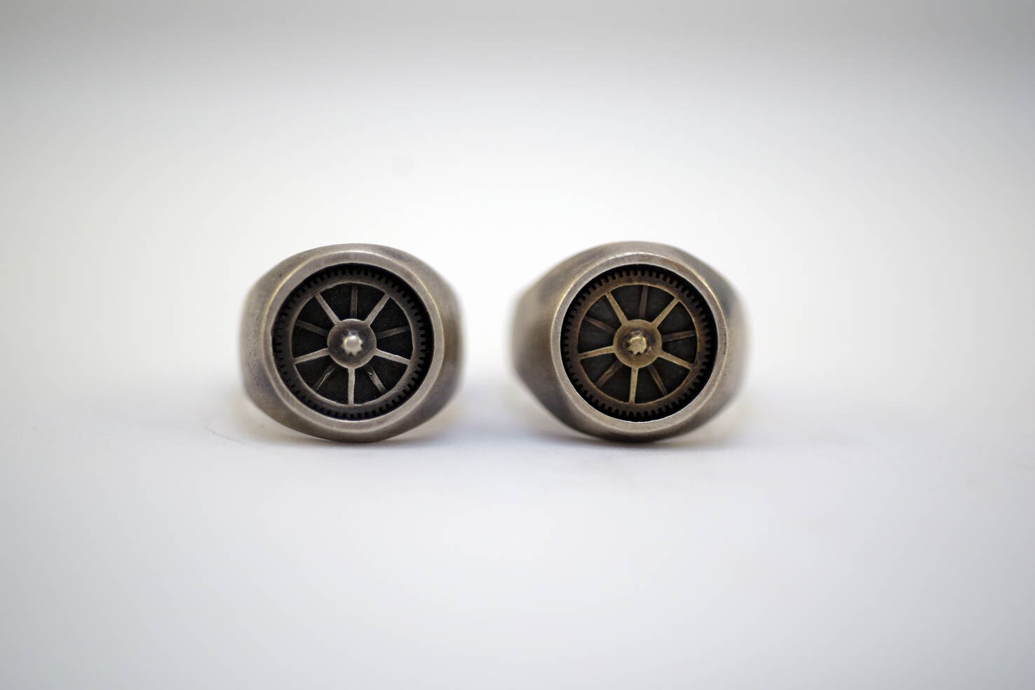 Time Traveler-steampunk Silver Ring | Etsy