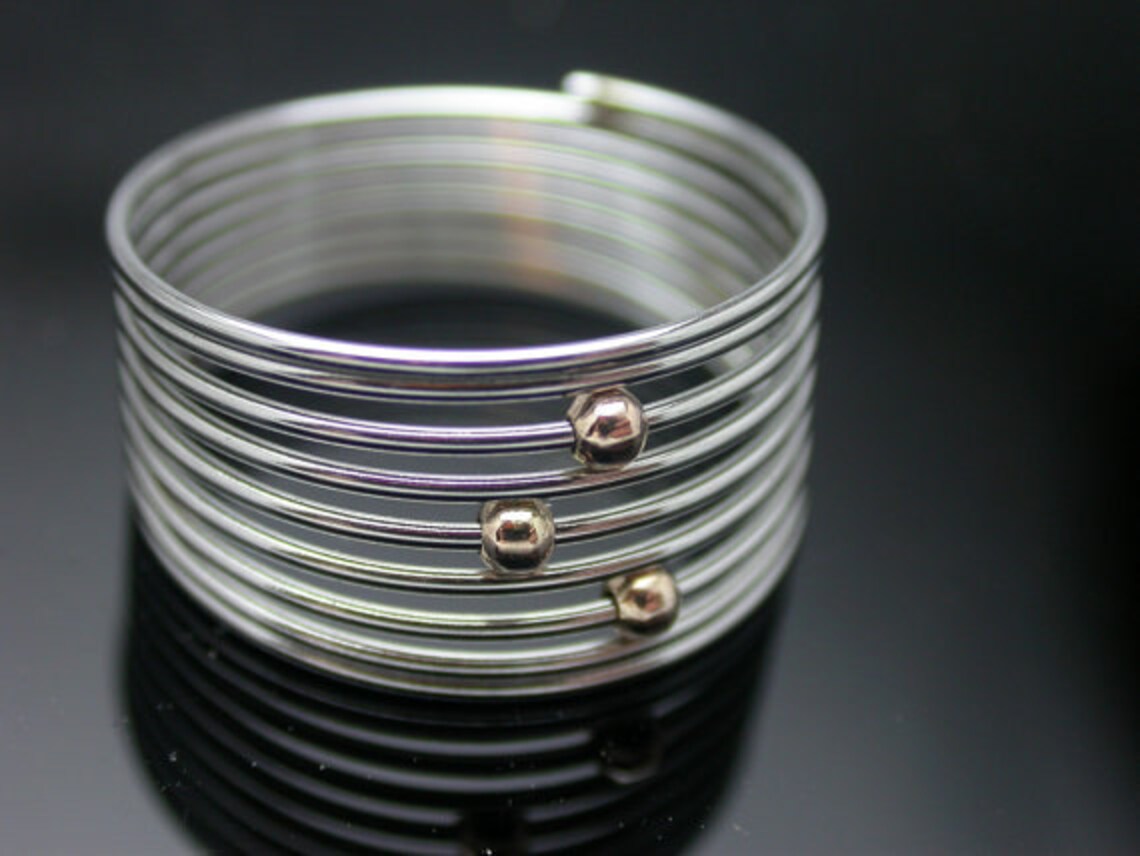Spine Ring-3-spring Ring Stainless Steel Ring Flexible Ring - Etsy