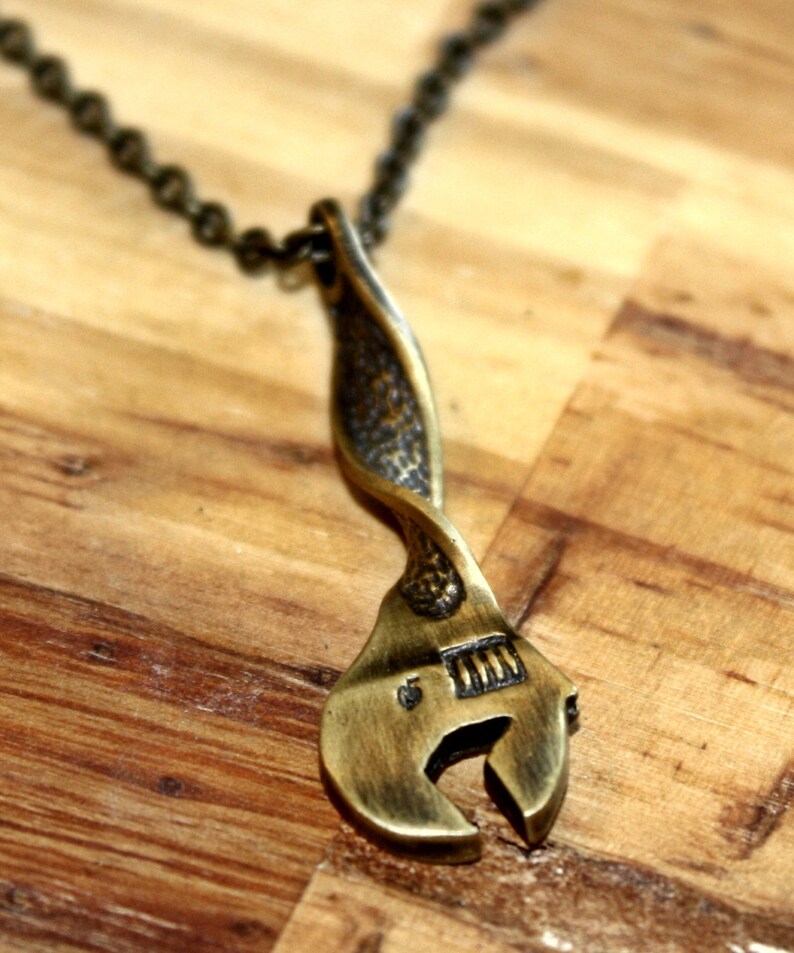 Spanner Necklace-for Mechanic-steampunk Necklace-industrial Design ...