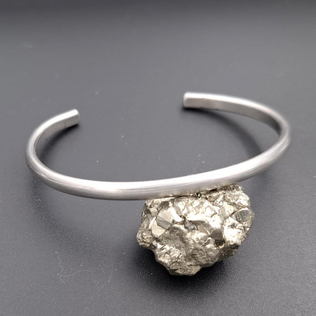 Half Round-stainless Steel Cuff-bracelet-silver Tone Cuff- Men Cuff ...