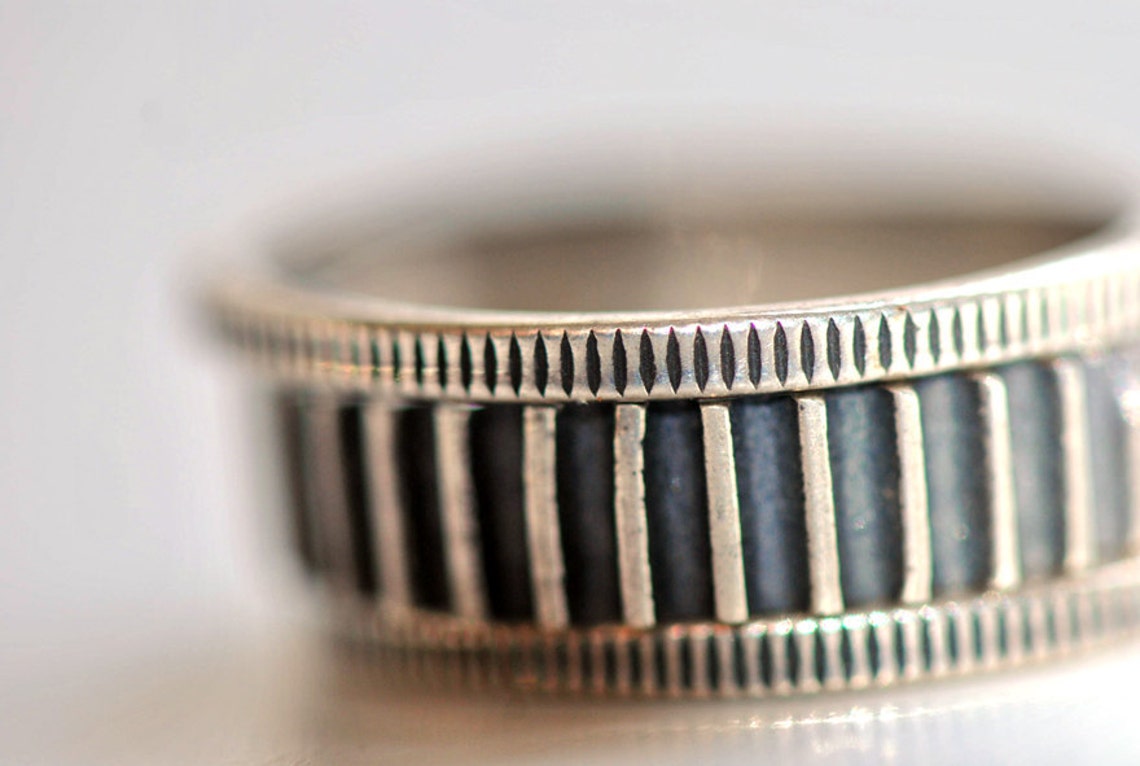 Silver Triple Cog Ring-three Combined Rings-multiple | Etsy