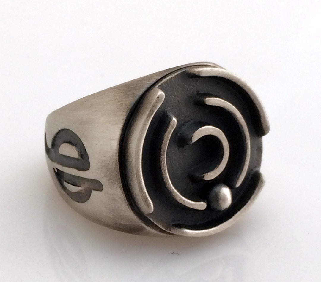 Labyrinth Ring-cool Mens Ring-statement Ring-cool Wedding Ring-mens ...