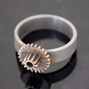 Cogwheel Ring - Etsy