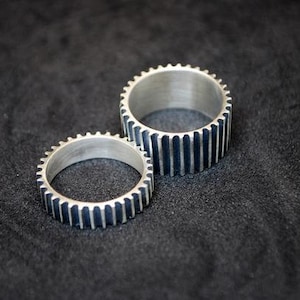 Gearing-spinning Gear Ring-kinetic Ring-steampunk- Industrial Design ...