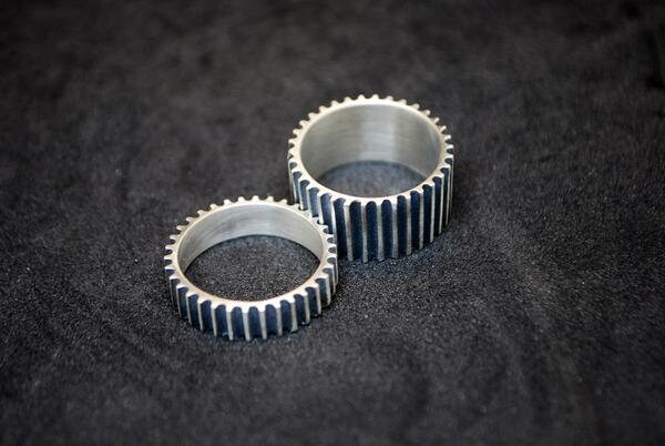 Gearing-spinning Gear Ring-kinetic Ring-steampunk Industrial | Etsy