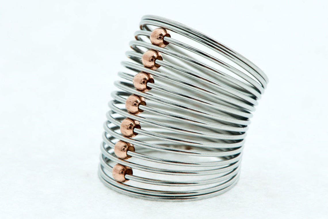 Long-spine Ring-7-stainless Steel Ring Women-multiple - Etsy