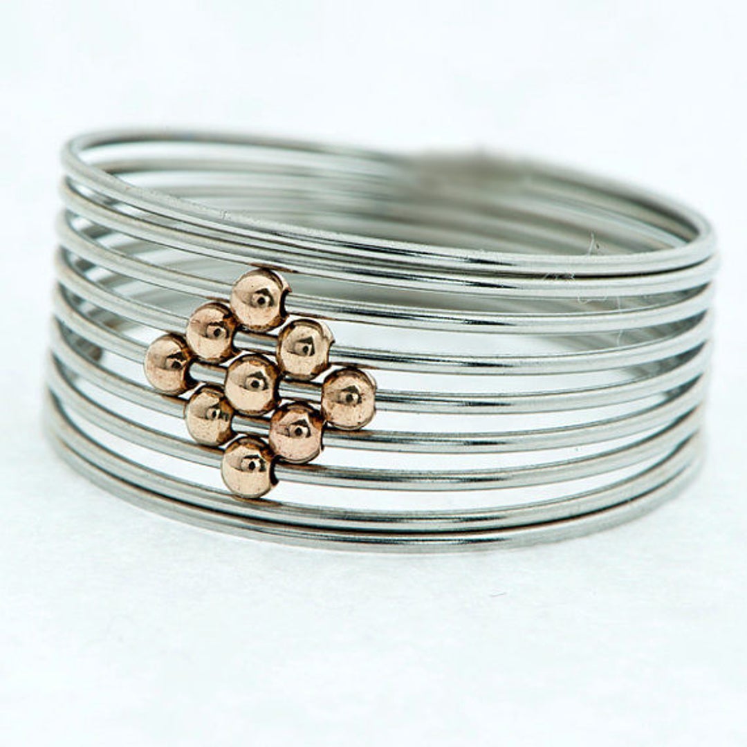 Star Kugelager-spring Ring-lines and Stars Ring -industrial Design ...