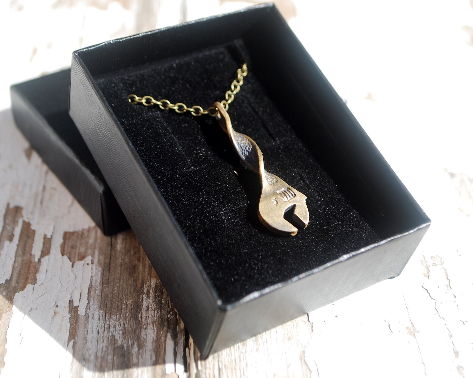 Spanner Necklace-for Mechanic-steampunk Necklace-industrial Design ...