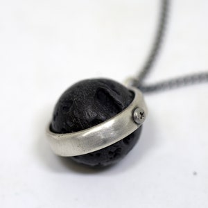 Kinetic Magma-cosmic Jewelry-lava Necklace-black Magma-black Necklace ...