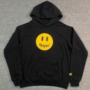 Justin Bieber Drew House Black Hoodie Smiley - Etsy