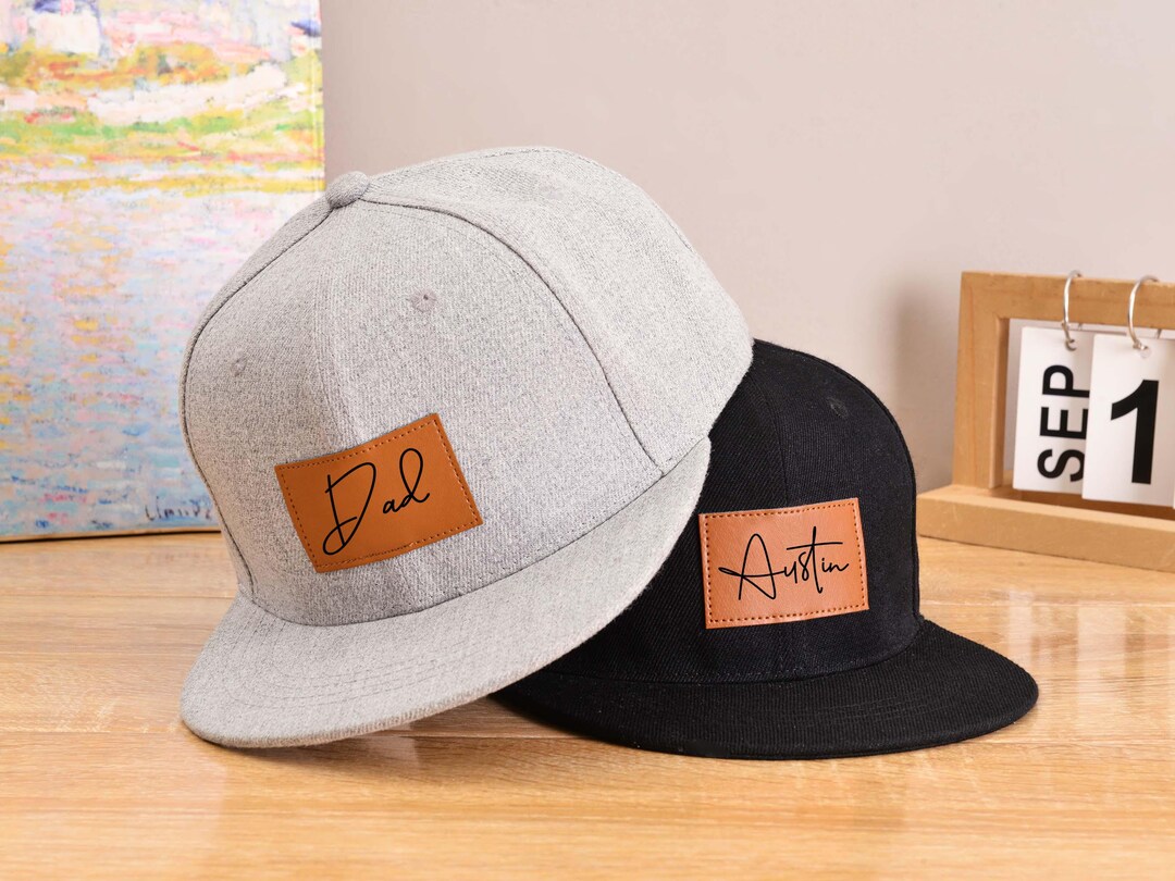 Personalized Father and Son Hats, Dad and Baby Matching Hats, Custom ...