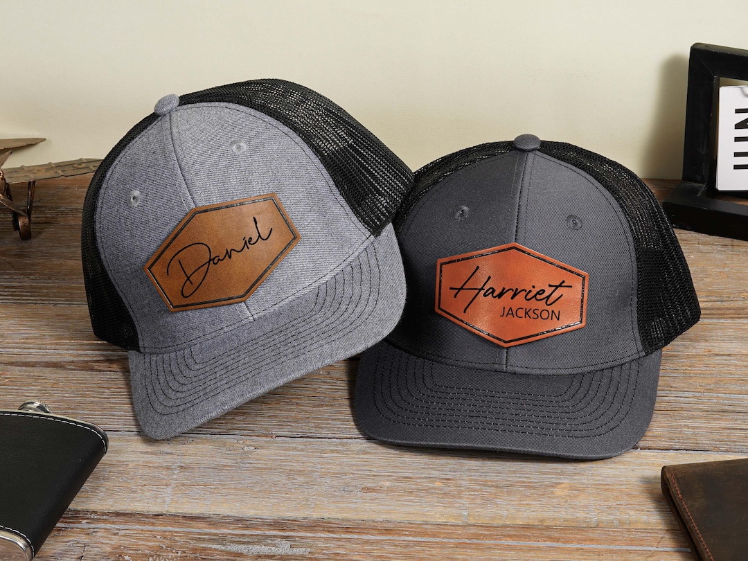 Custom Man Cap, Personalized Groomsmen Hat, Custom Groom Cap, Leather ...