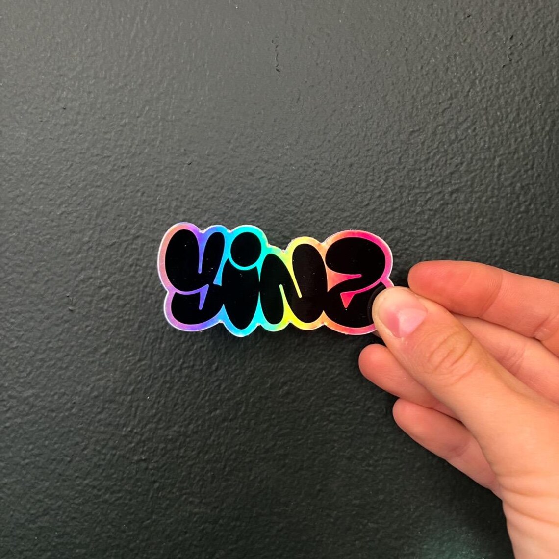 Yinz Holographic Sticker - PGH - Pittsburgh Sticker, High Quality Vinyl ...