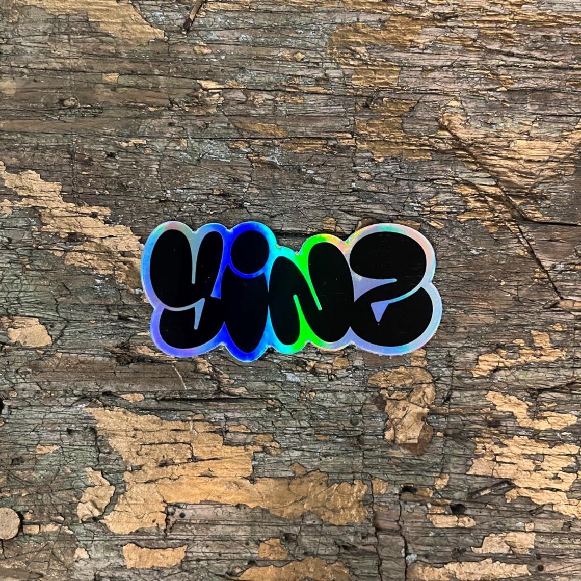 Yinz Holographic Sticker - PGH - Pittsburgh Sticker, High Quality Vinyl ...