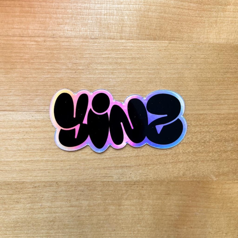 Yinz Holographic Sticker - PGH - Pittsburgh Sticker, High Quality Vinyl ...