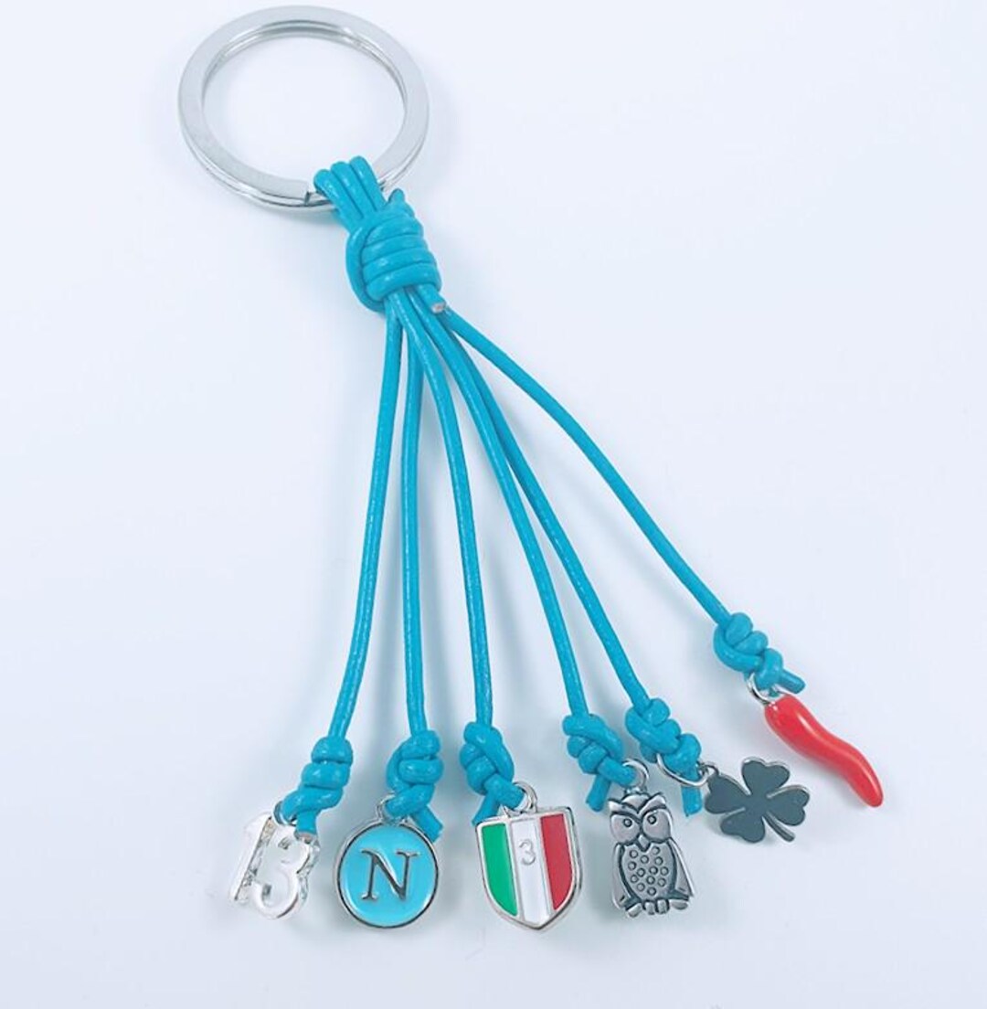 Italian Cornicello Lucky Charm Keychain Traditional Good Luck Amulet ...