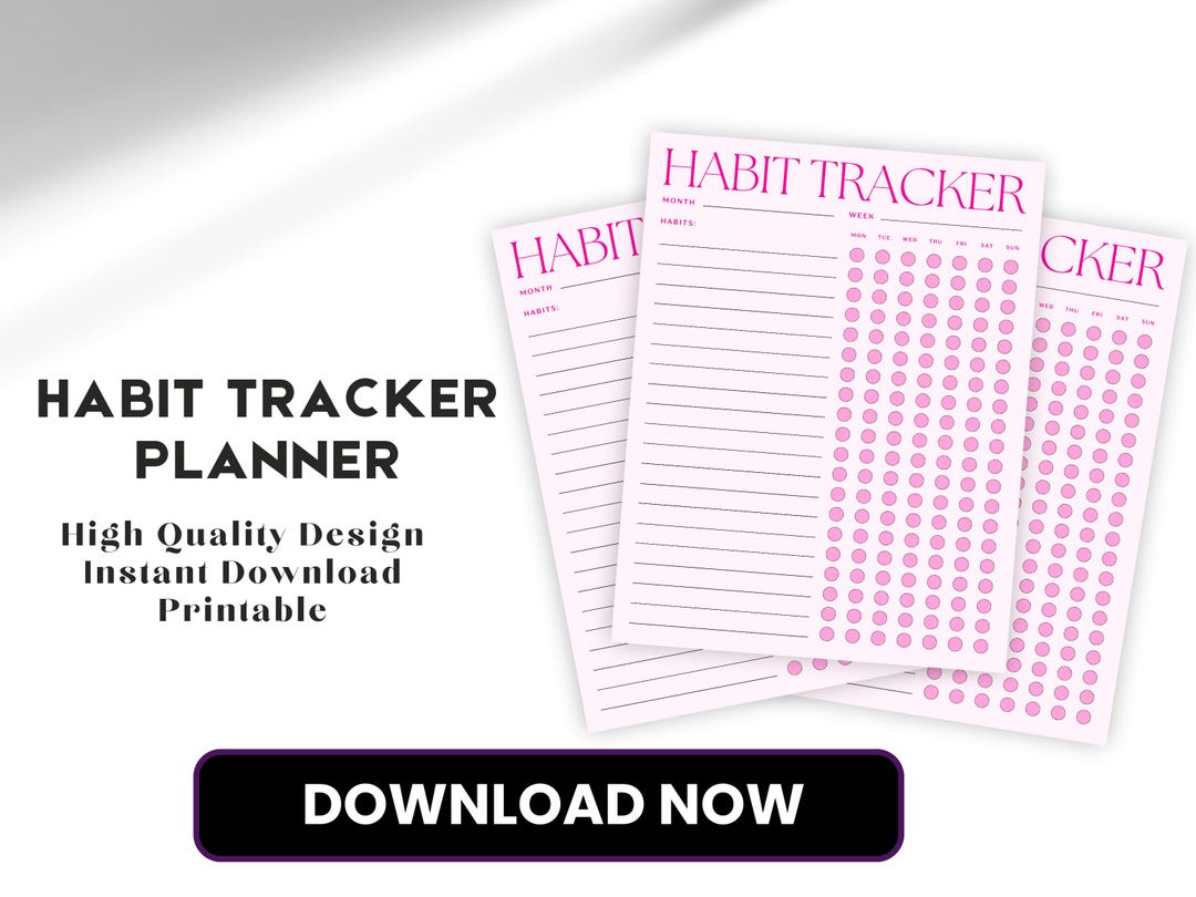 Ultimate Habit Tracker, Google Sheets, Monthly Habit Tracker, Routine ...