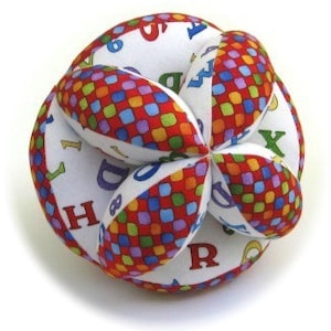 Montessori Baby Puzzle Ball Sewing Pattern, Easy Beginner Sensory Toy ...