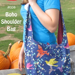 Boho Shoulder Bag Sew Fun® Sewing Pattern, PDF - Etsy
