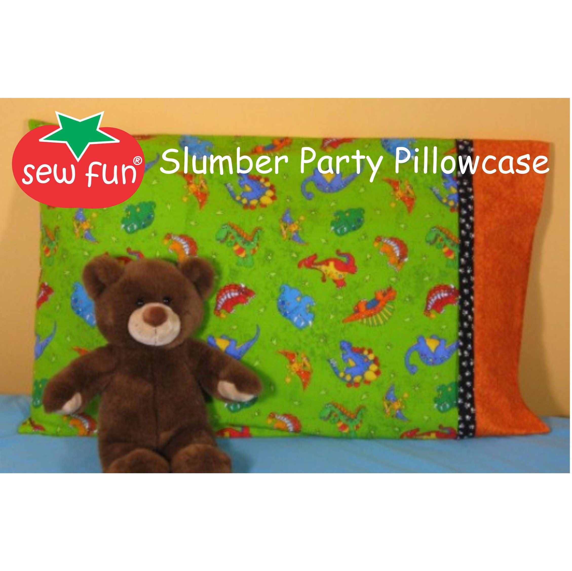 Slumber Party Pillow Case Sew Fun® Sewing Pattern, PDF Download - Etsy