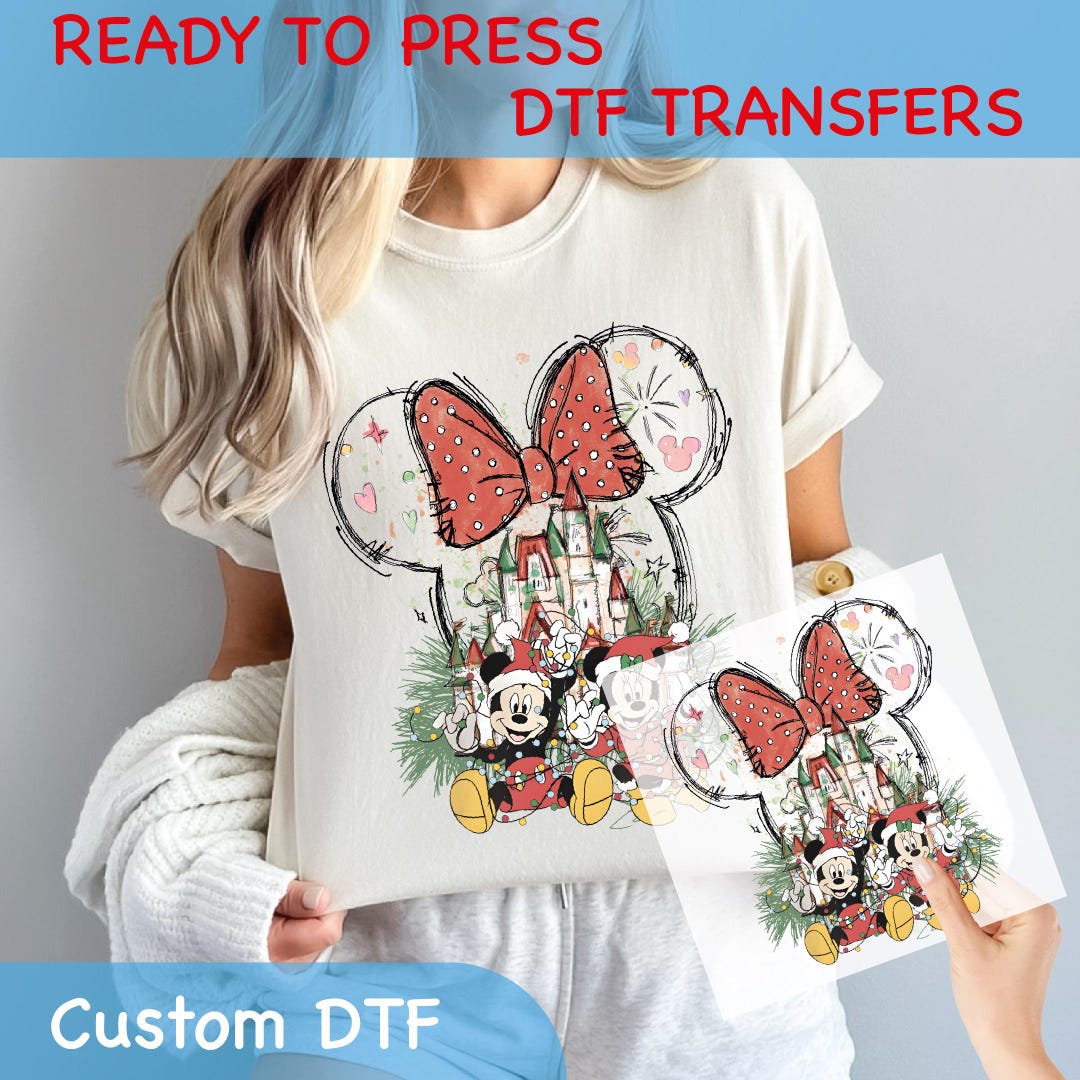 Disneyland Castle Dtf Transfer, Disney Castle DTF Transfer, Magical ...