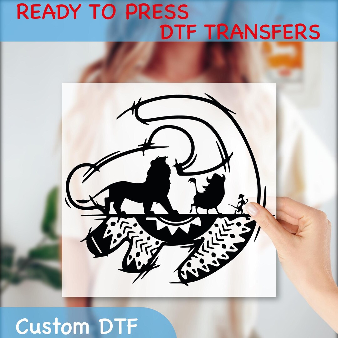 Disney Lion King Shirt DTF Transfer, Disney Hakuna Matata Iron on DTF ...