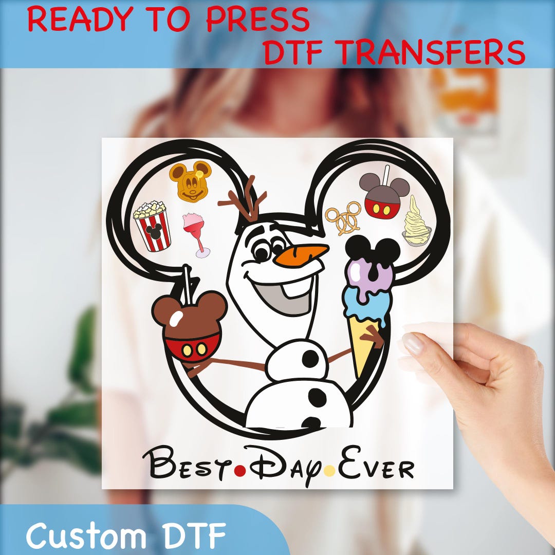 Best Day Ever DTF Transfer, Disney Ready to Press, 2025 Disney ...