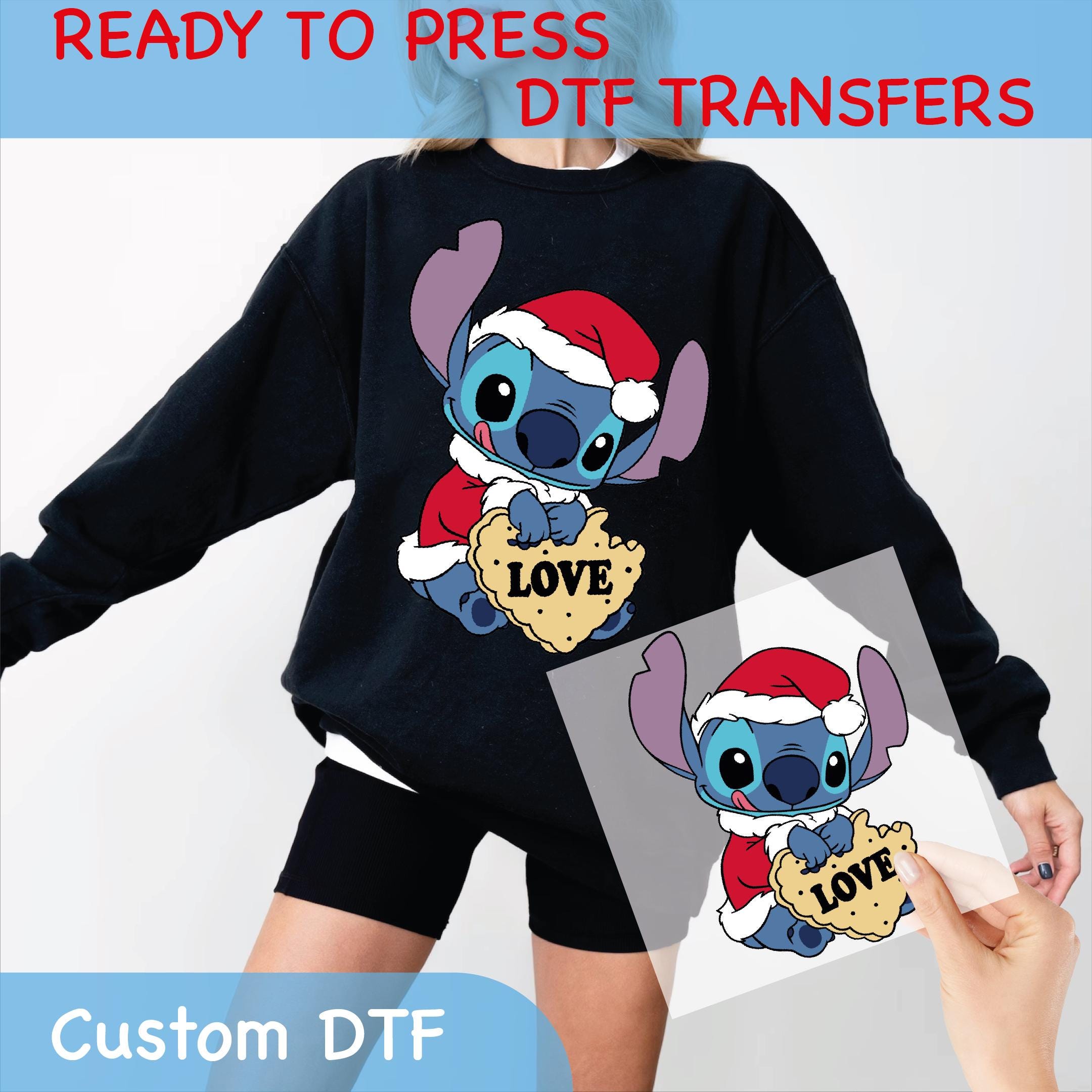 Stitch Vacation, Disney Heat Transfer, Love Stitch Dtf, Disney Ready to ...
