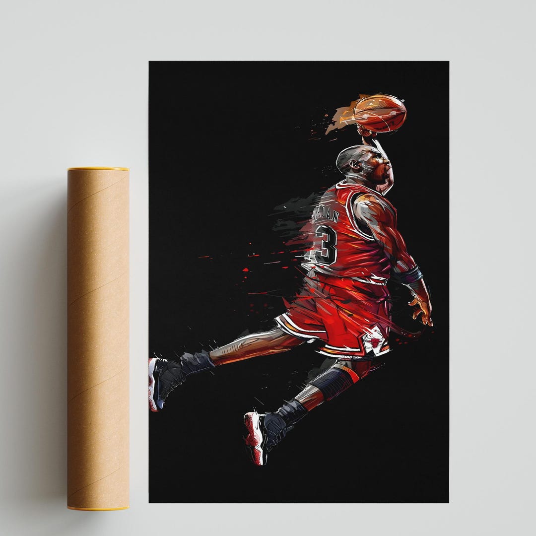 Michael Jordan Poster, Michael Jordan Print, Michael Jordan NBA Poster ...