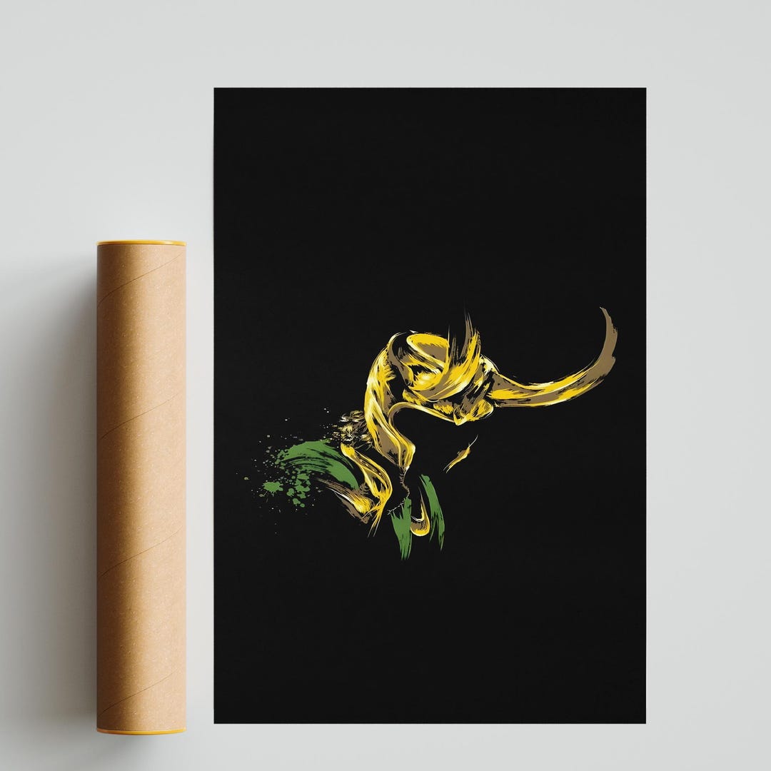 Loki Poster, Loki Print, Loki Wall Art, Marvel Home Decor, Marvel ...
