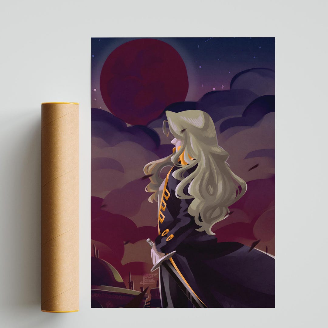 Castlevania Poster, Castlevania Anime Print, Castlevania Wall Art ...