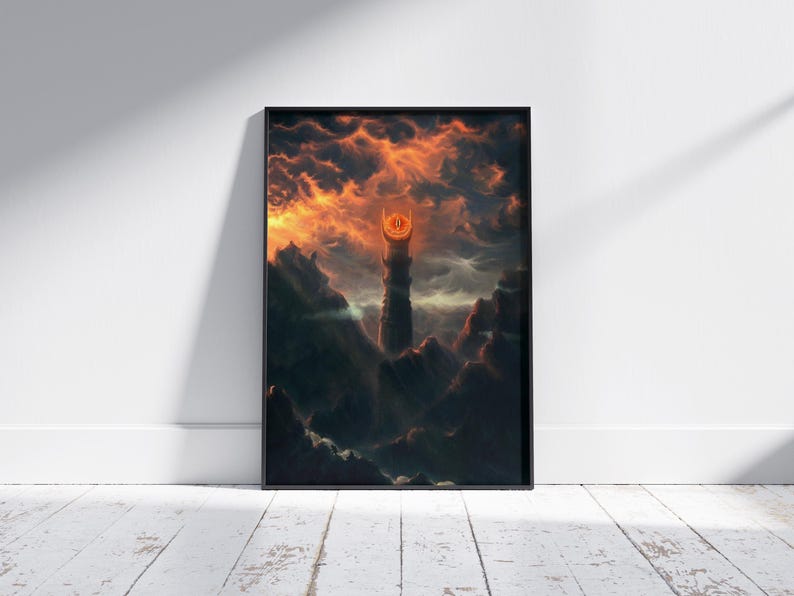 Lord of the Rings Poster, Lord of the Rings Print, Lord of the Rings ...