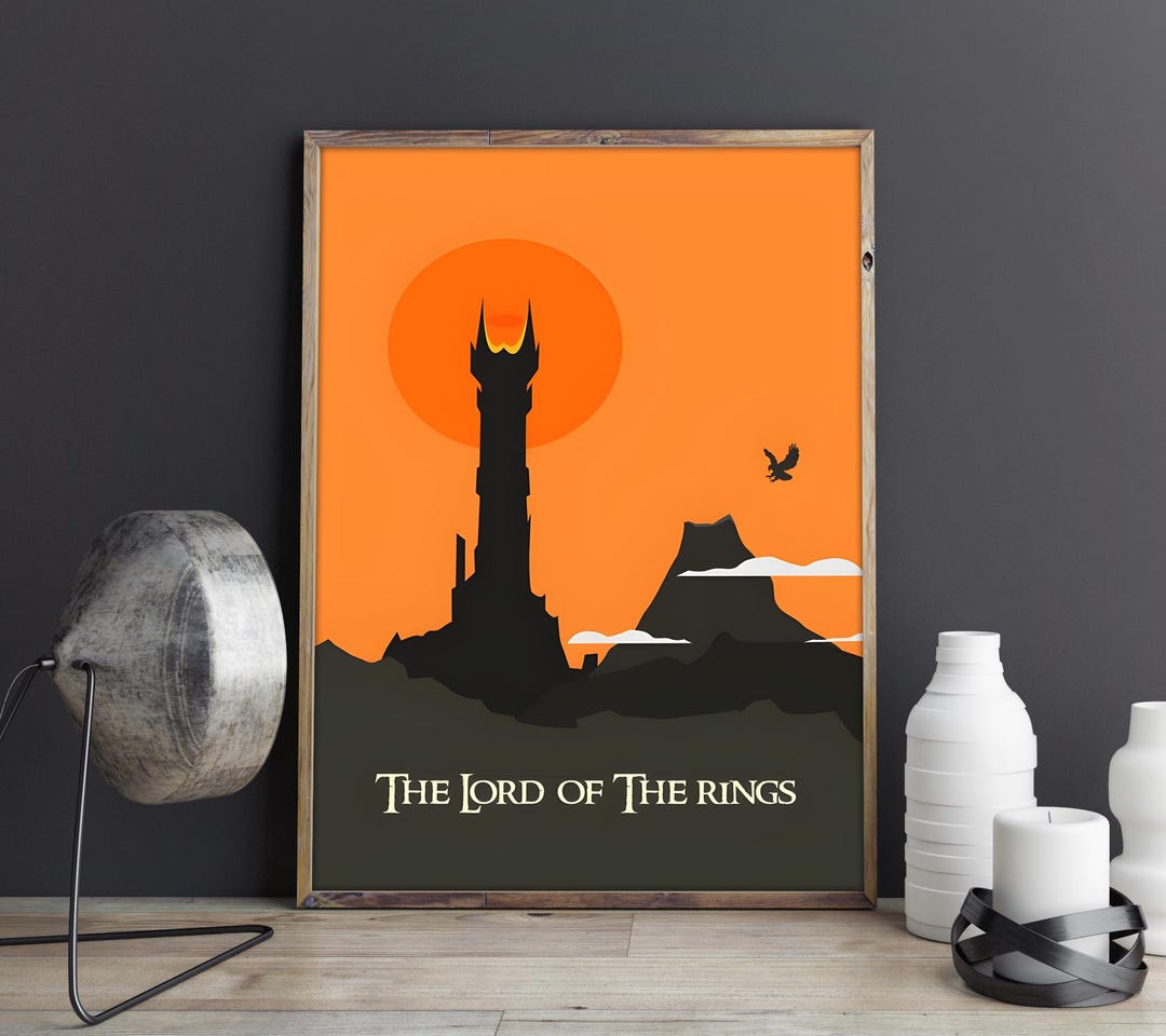 Lord of the Rings Poster, Lord of the Rings Print, Lord of the Rings ...