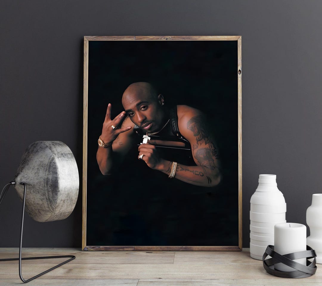 Tupac Poster, Tupac Print, Tupac Wall Art, Tupac Home Decor, Tupac ...