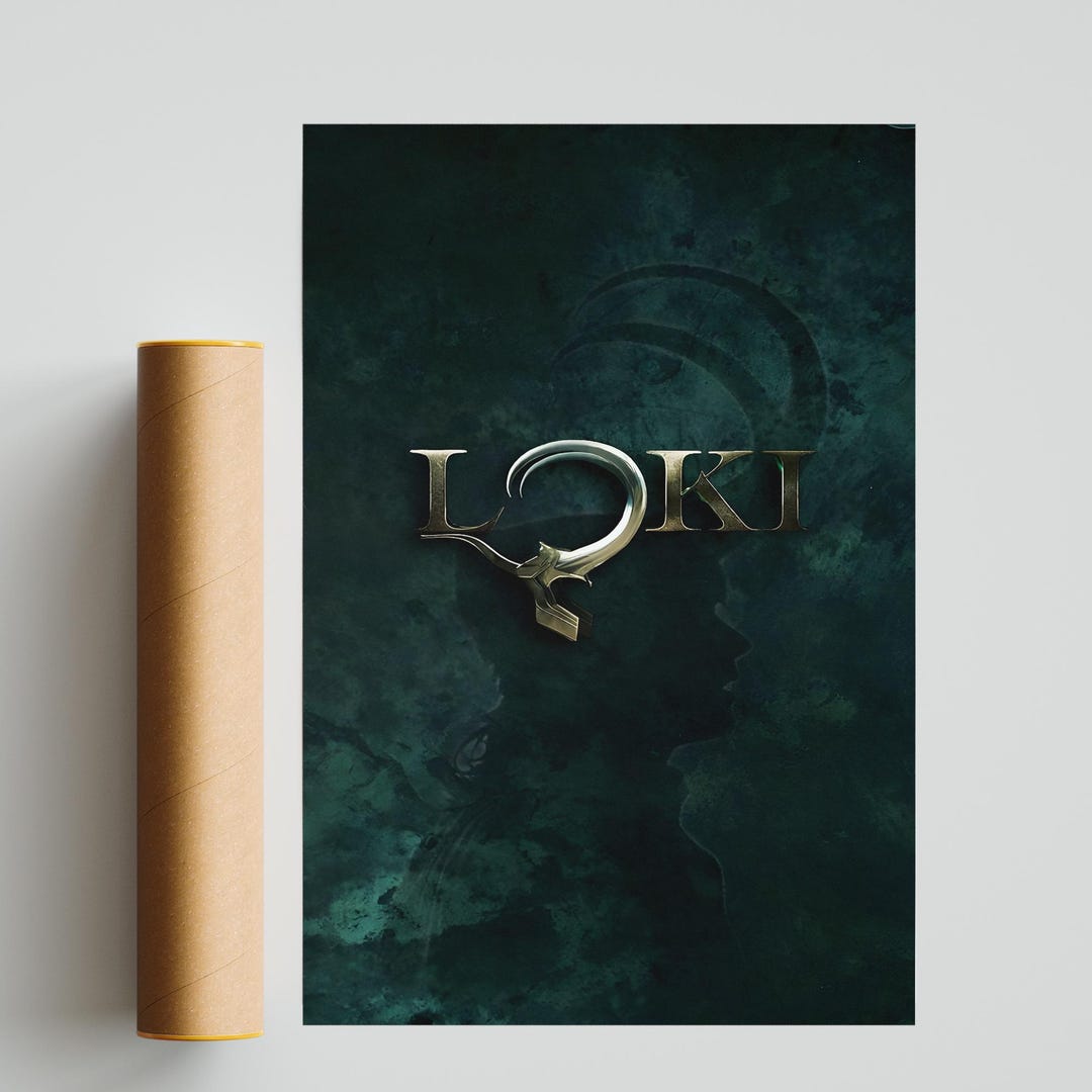 Loki Poster, Loki Print, Loki Wall Art, Marvel Home Decor, Marvel ...