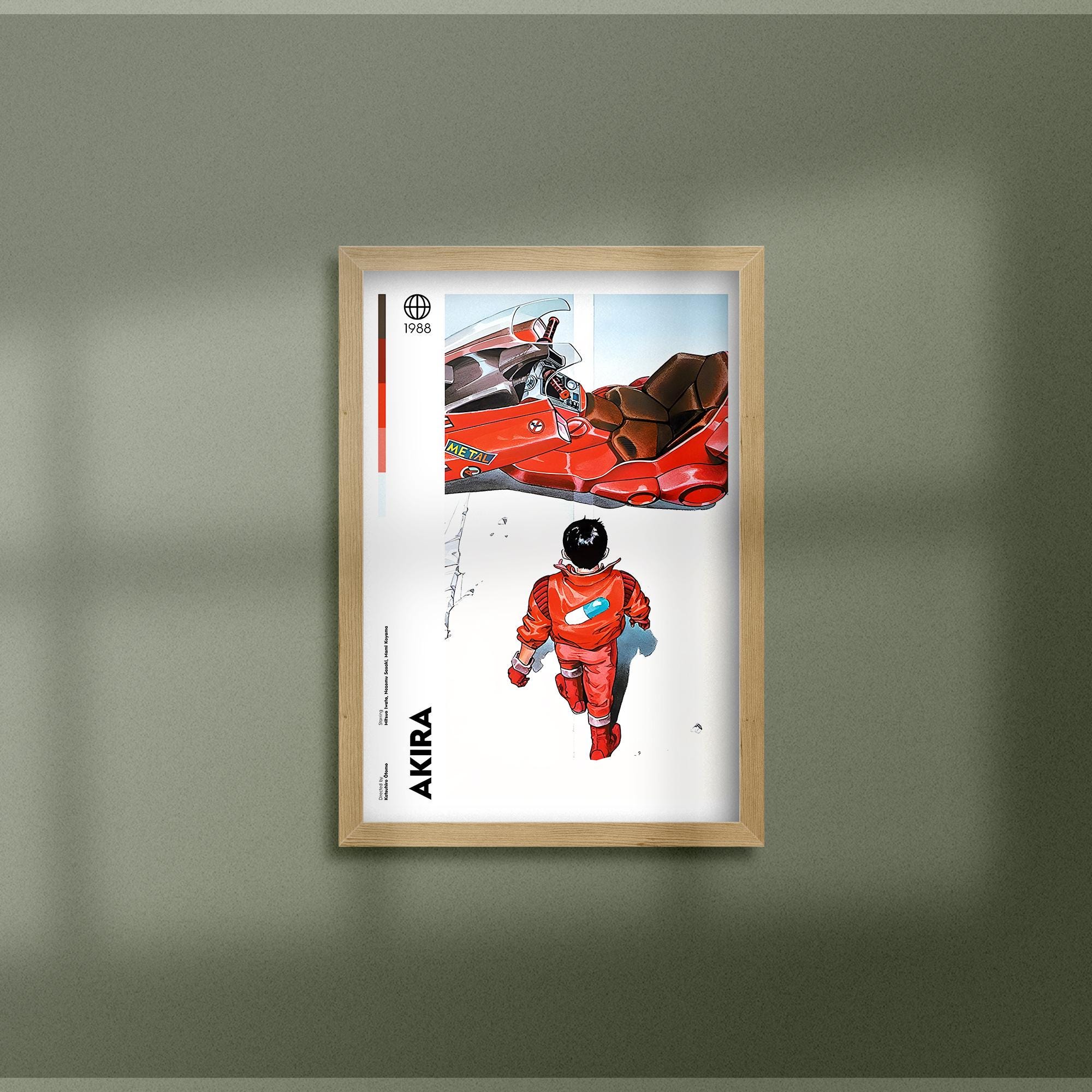Akira Poster, Akira Print, Akira Wall Art , Vintage Retro Art, Poster ...