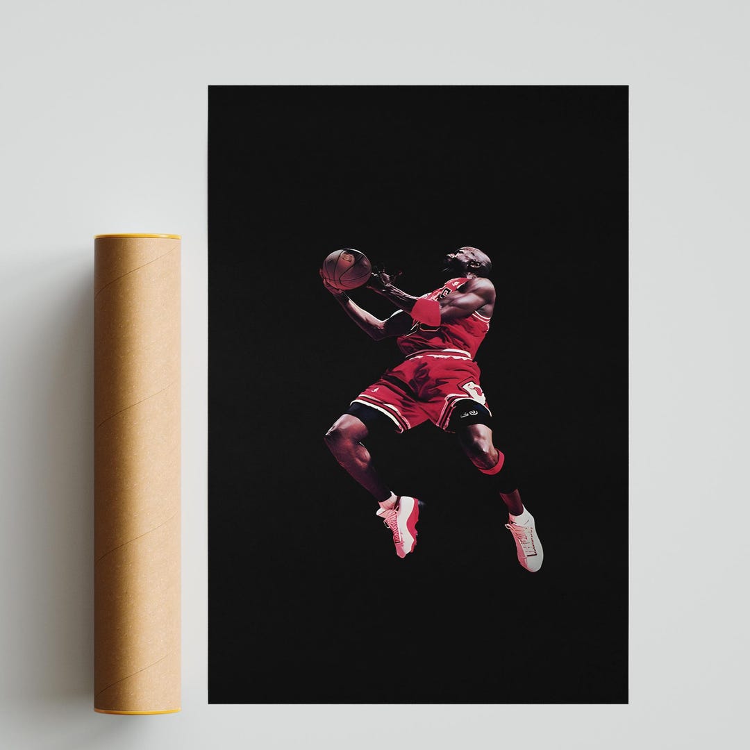Michael Jordan Poster, Michael Jordan Print, Michael Jordan NBA Poster ...