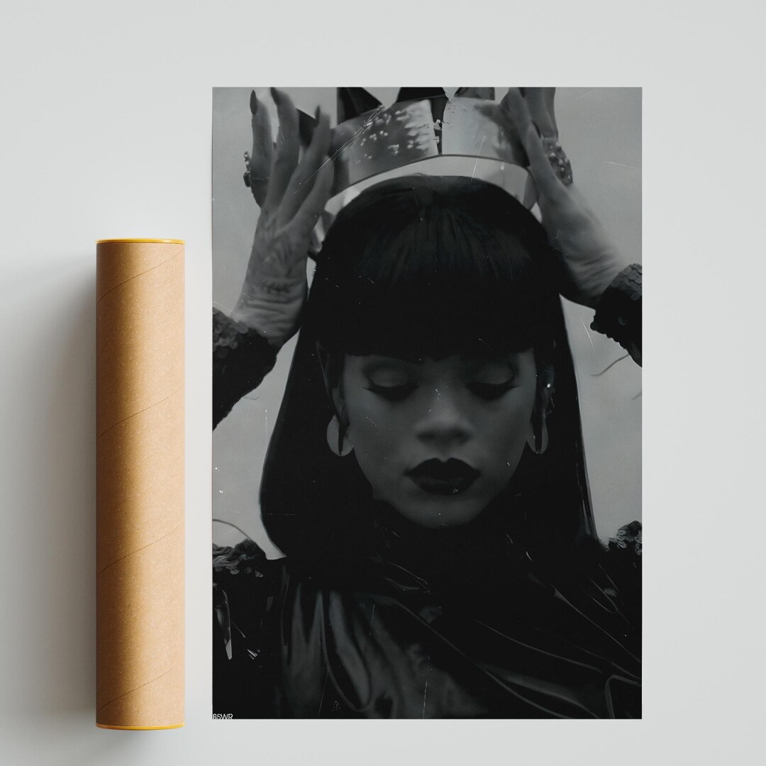 Rihanna Poster, Rihanna Print, Rihanna Wall Art, Rihanna Home Decor ...