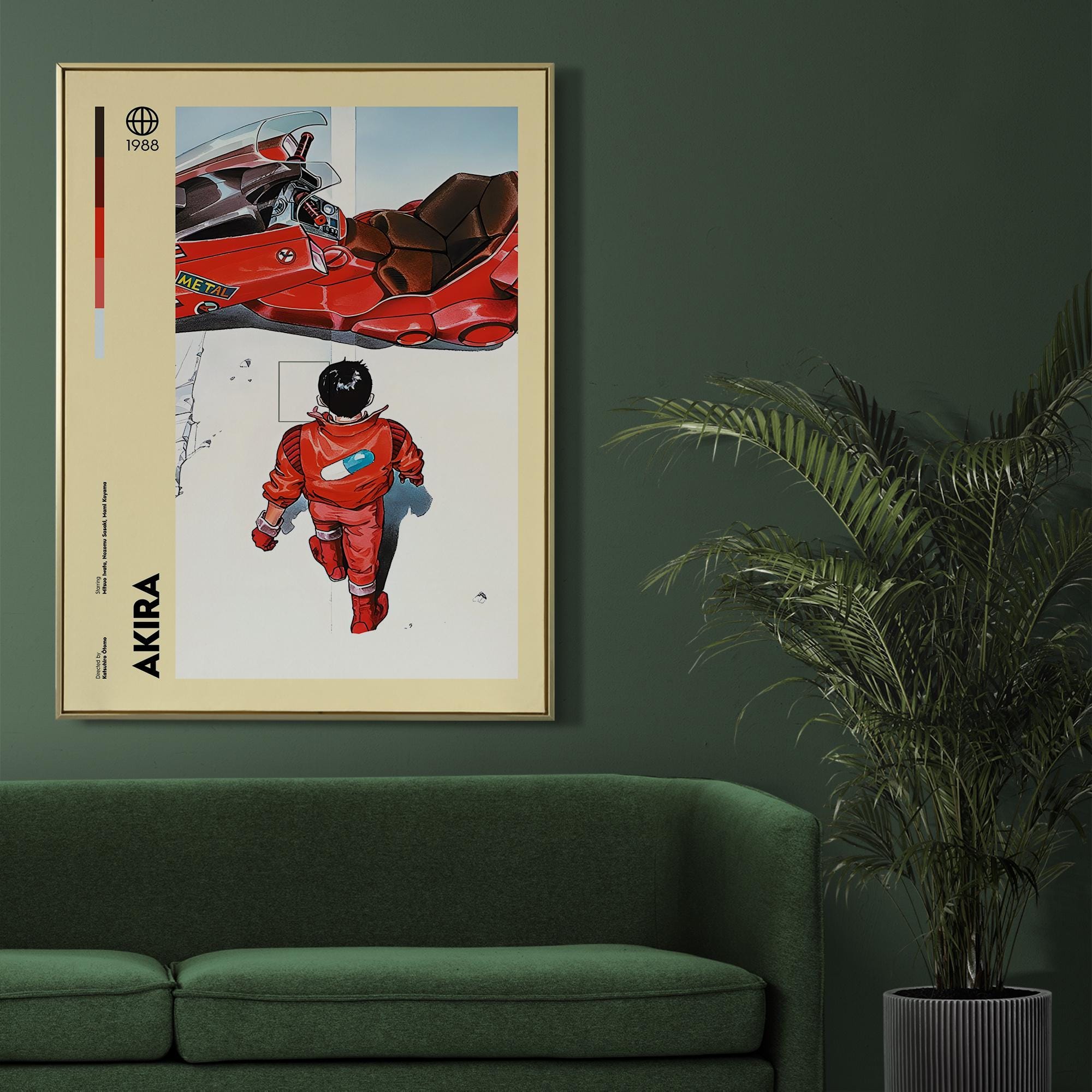 Akira Poster, Akira Print, Akira Wall Art , Vintage Retro Art, Poster ...