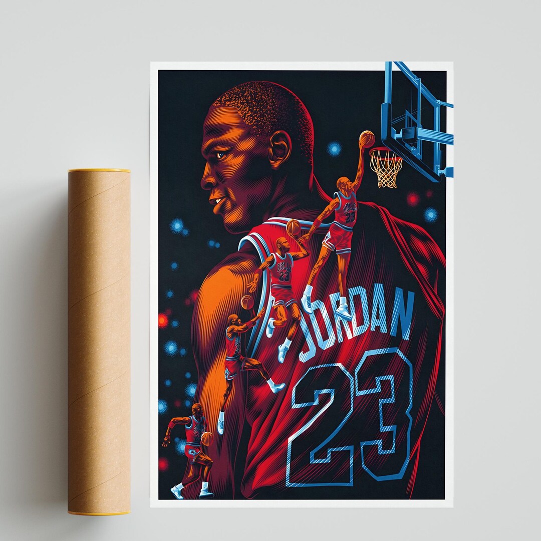 Michael Jordan Poster, Michael Jordan Print, Michael Jordan NBA Poster ...