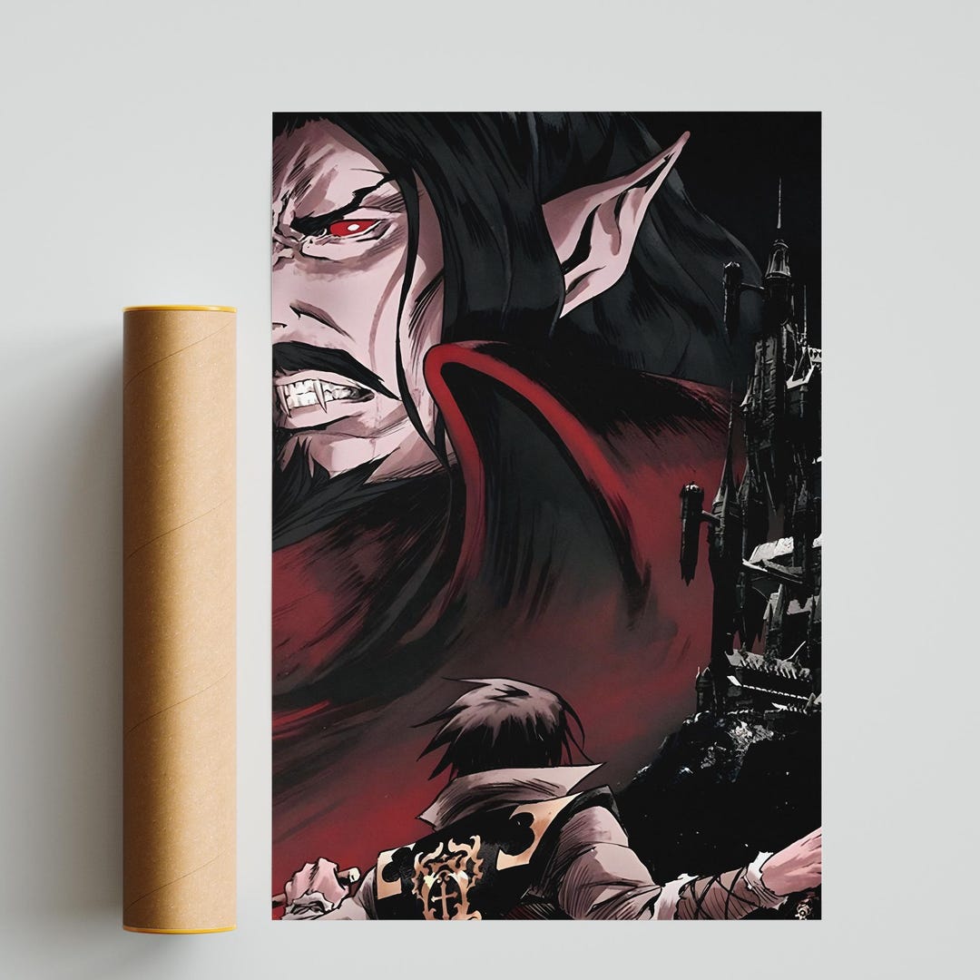 Castlevania Poster, Castlevania Anime Print, Castlevania Wall Art ...