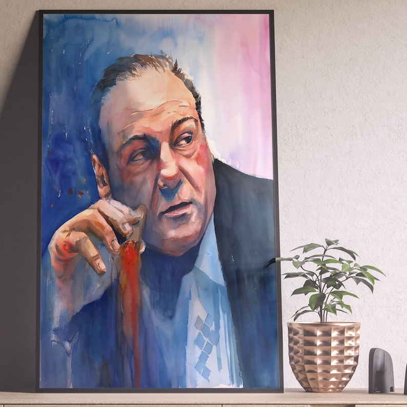 The Sopranos Poster, Photography Prints, the Sopranos Print, Tony ...
