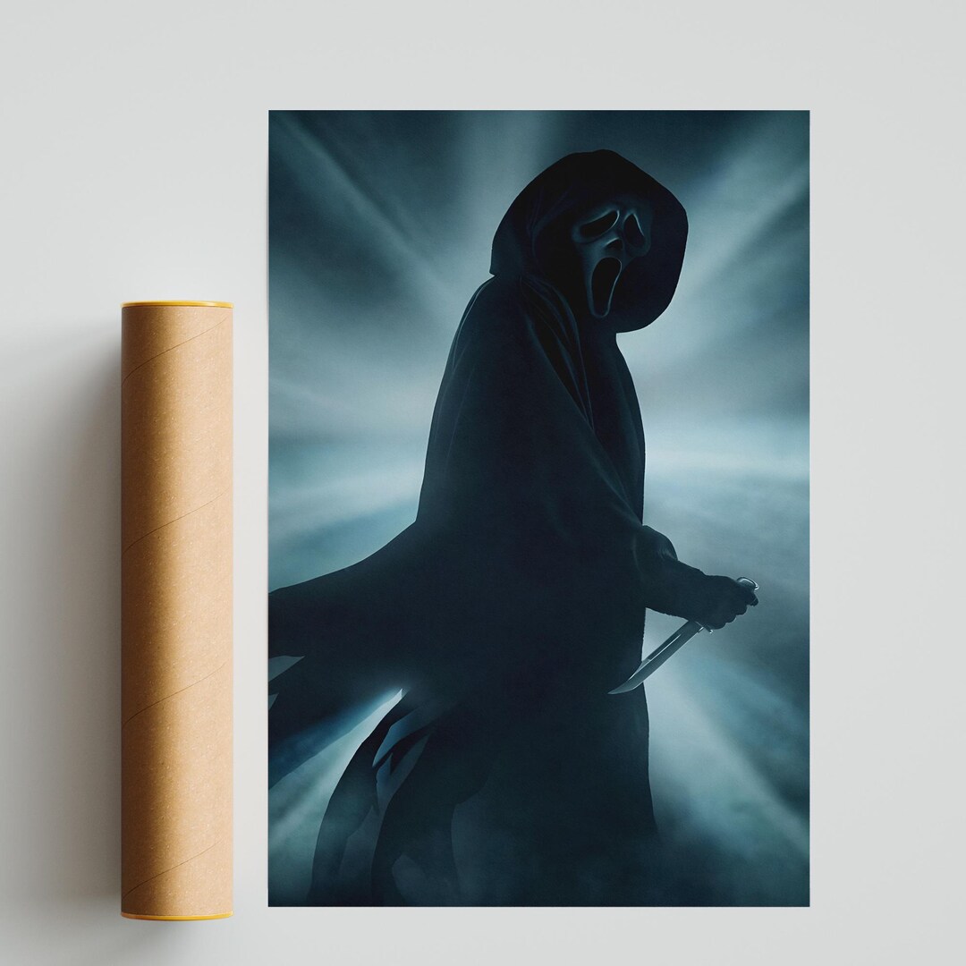Scream Poster, Scream Print, Scream Wall Art, Halloween Artwork, Ghostface Art Print, Office ...