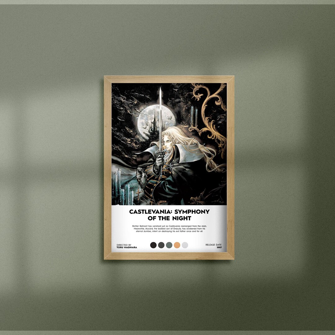 Castlevania Poster, Castlevania Anime Print, Castlevania Wall Art ...